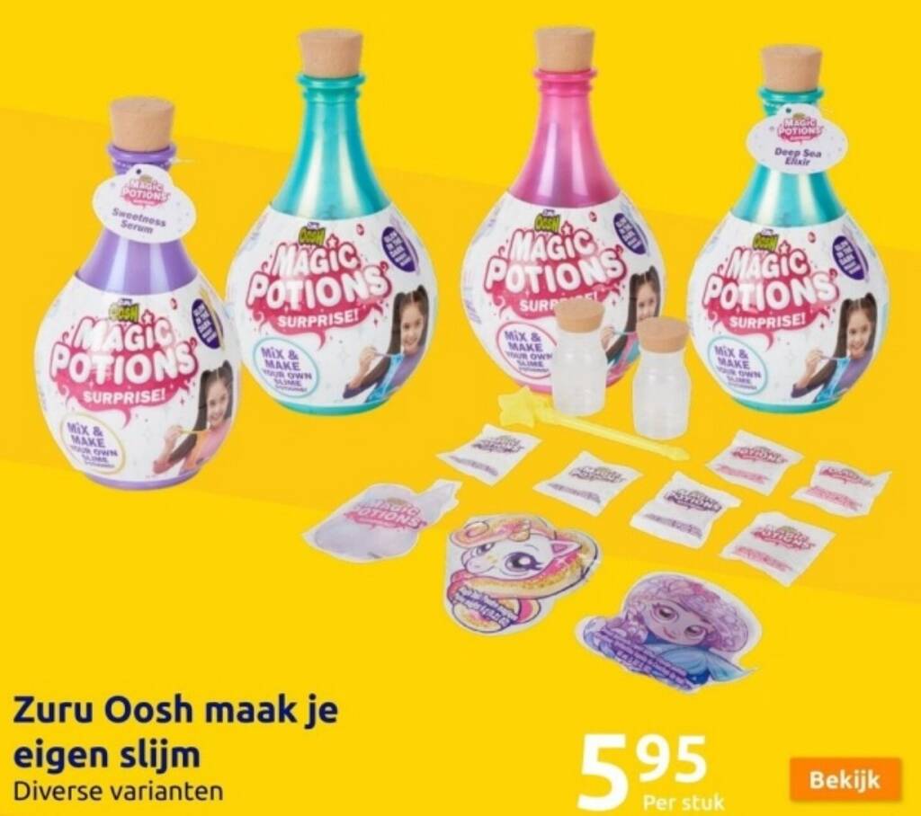 Zuru Oosh maak je eigen slijm aanbieding bij Action