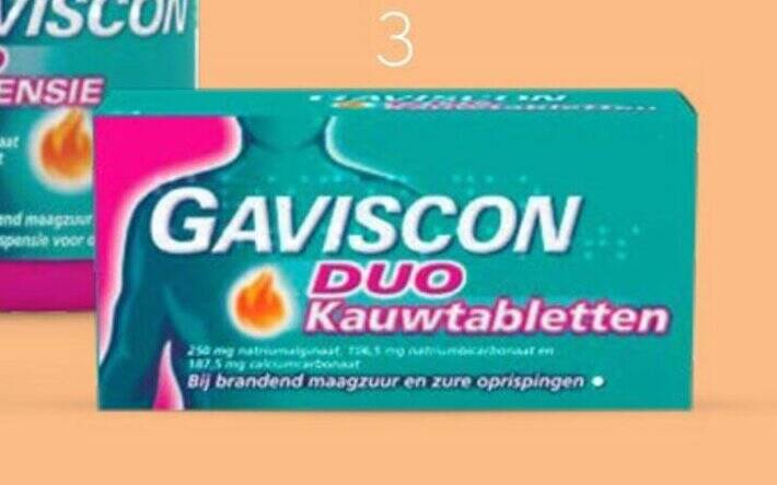 Gaviscon Duo kauwtabletten | 24 stuks aanbieding bij DA