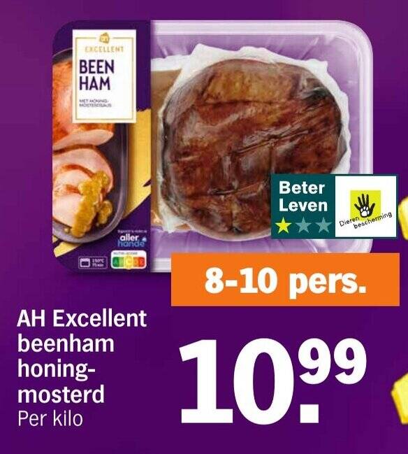 AH Excellent beenham honing mosterd aanbieding bij Albert Heijn