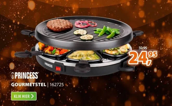 Princess gourmetstel 162725 aanbieding bij Expert