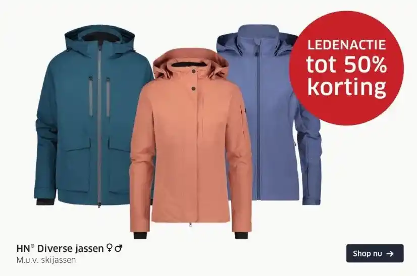 HN Diverse jassen aanbieding bij ANWB