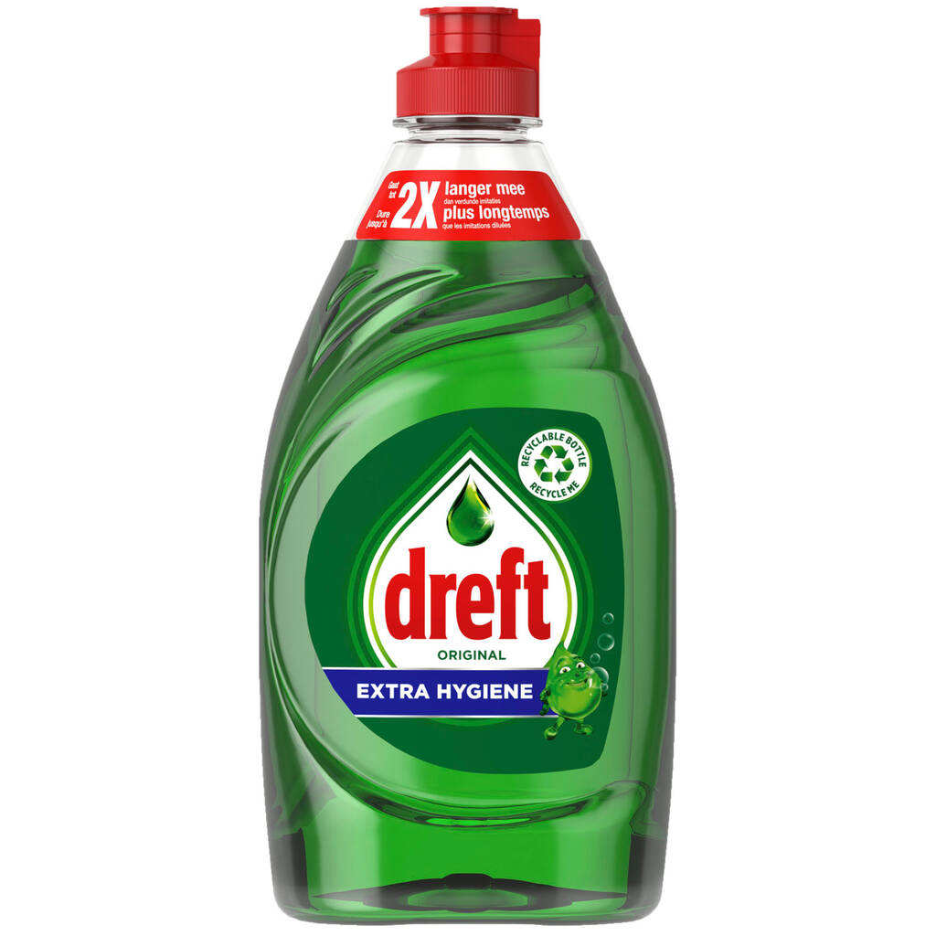 Dreft afwasmiddel extra hygiene original 1+1 GRATIS aanbieding bij ...