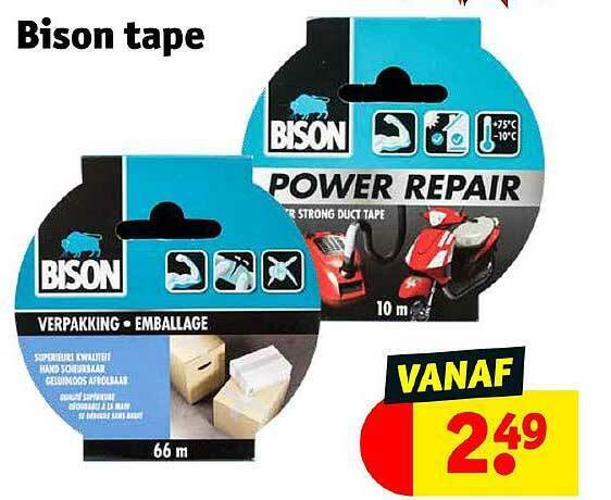 Bison Tape aanbieding bij Kruidvat