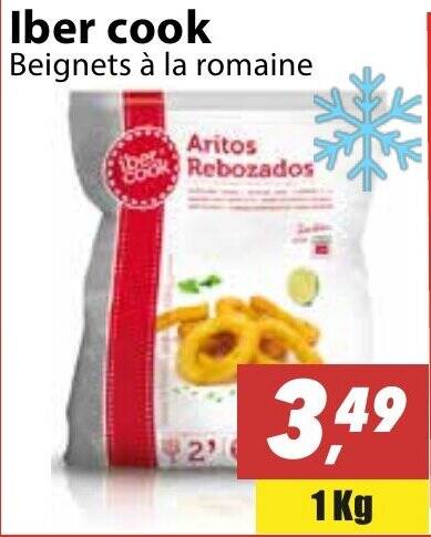 Iber cook Beignets à la romaine 1 Kg aanbieding bij Tanger Markt