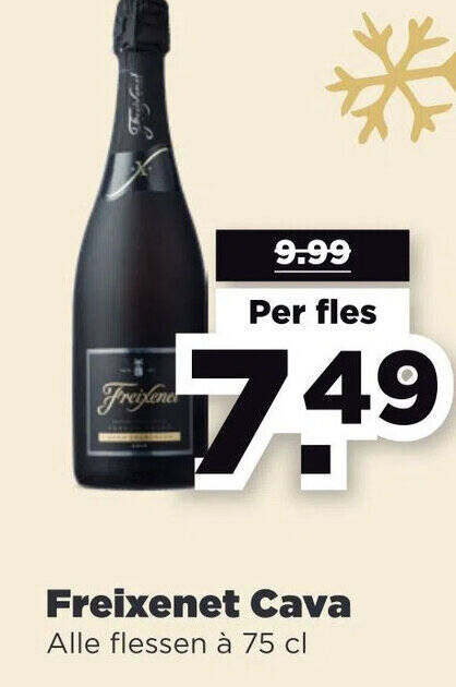 Freixenet Cava 75 cl 75 cl. aanbieding bij PLUS