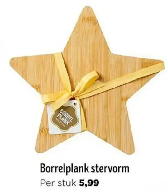 Borrelplank stervorm aanbieding bij Jumbo