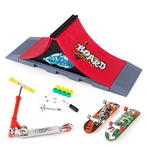 Ketiee Vingerskateboard Rampset Mini Skateboard Ramp Met Vingerboard