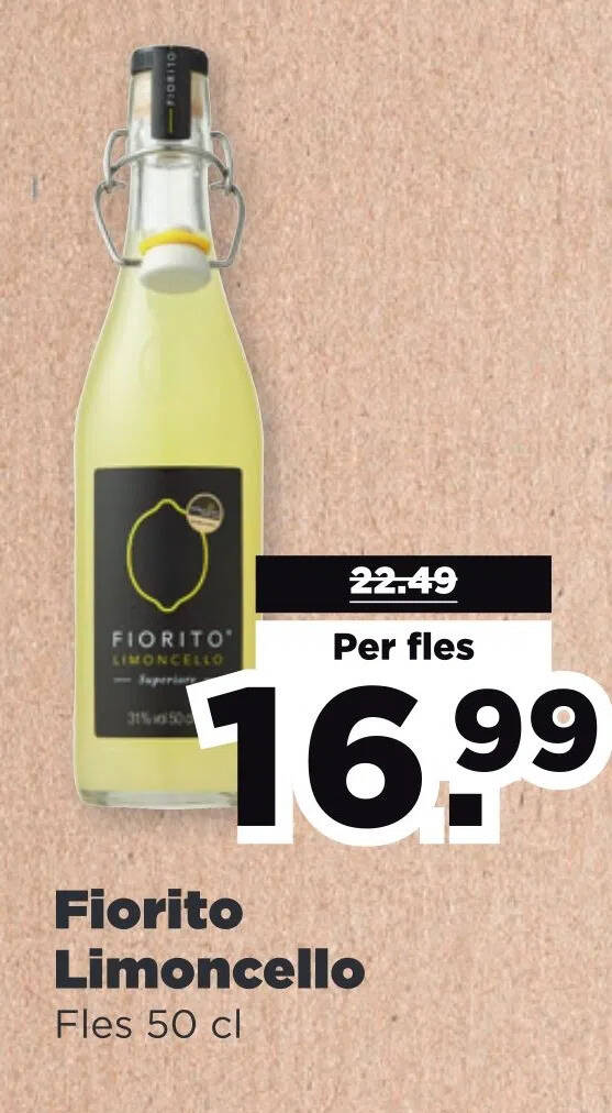 Fiorito limoncello aanbieding bij PLUS