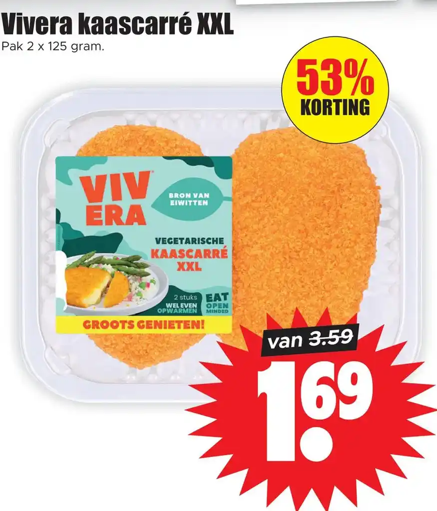 Vivera kaascarré xxl aanbieding bij Dirk