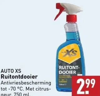 Auto xs ruitontdooier aanbieding bij ALDI