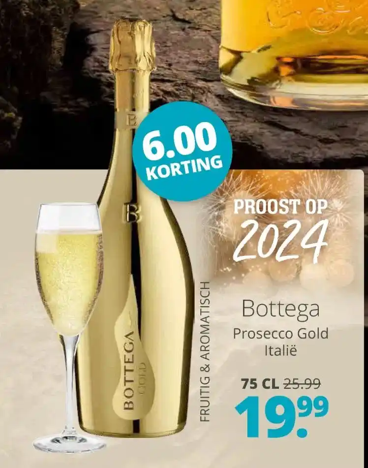 Bottega prosecco gold italië aanbieding bij Mitra Bottega prosecco gold italië aanbieding bij Mitra