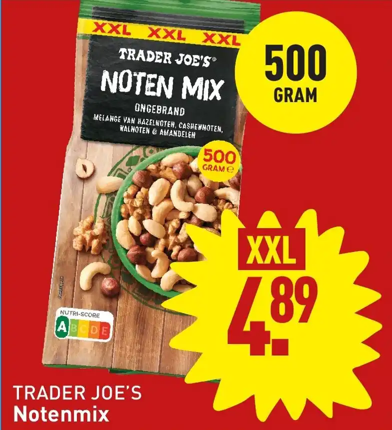 TRADER JOE'S Notenmix 500g aanbieding bij ALDI