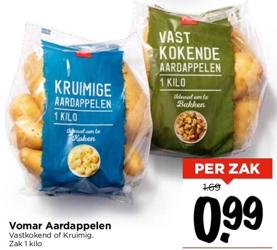 Vomar Aardappelen aanbieding bij Vomar Voordeelmarkt