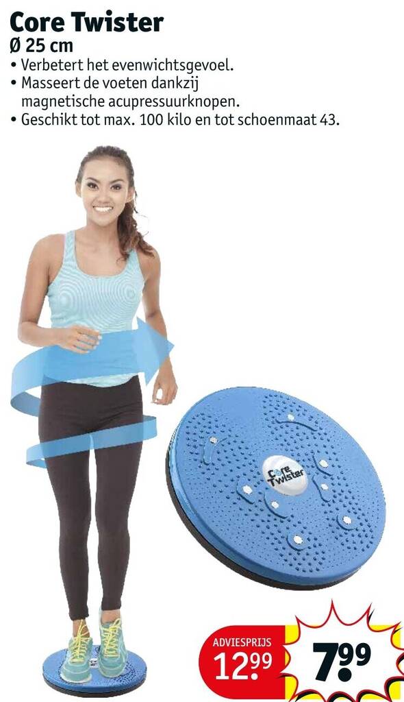 Core Twister Ø 25 cm aanbieding bij Kruidvat