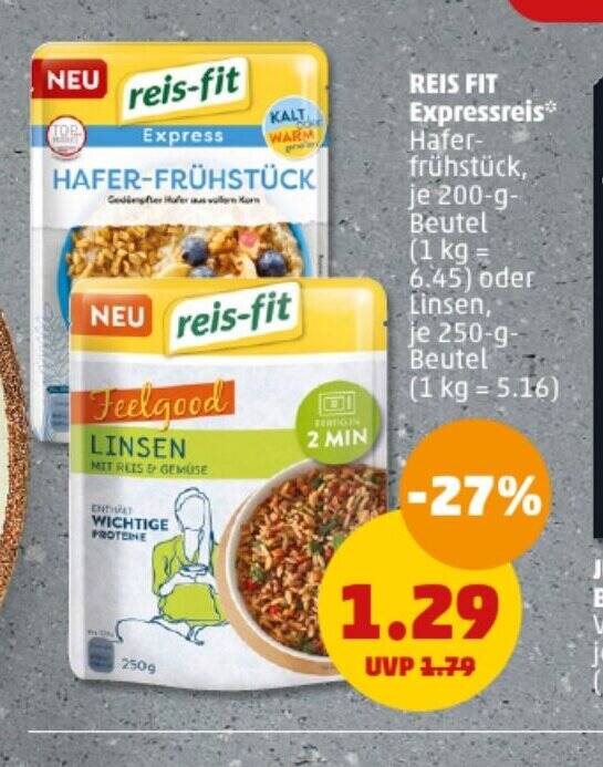 REIS FIT Expressreis aanbieding bij PENNY DE