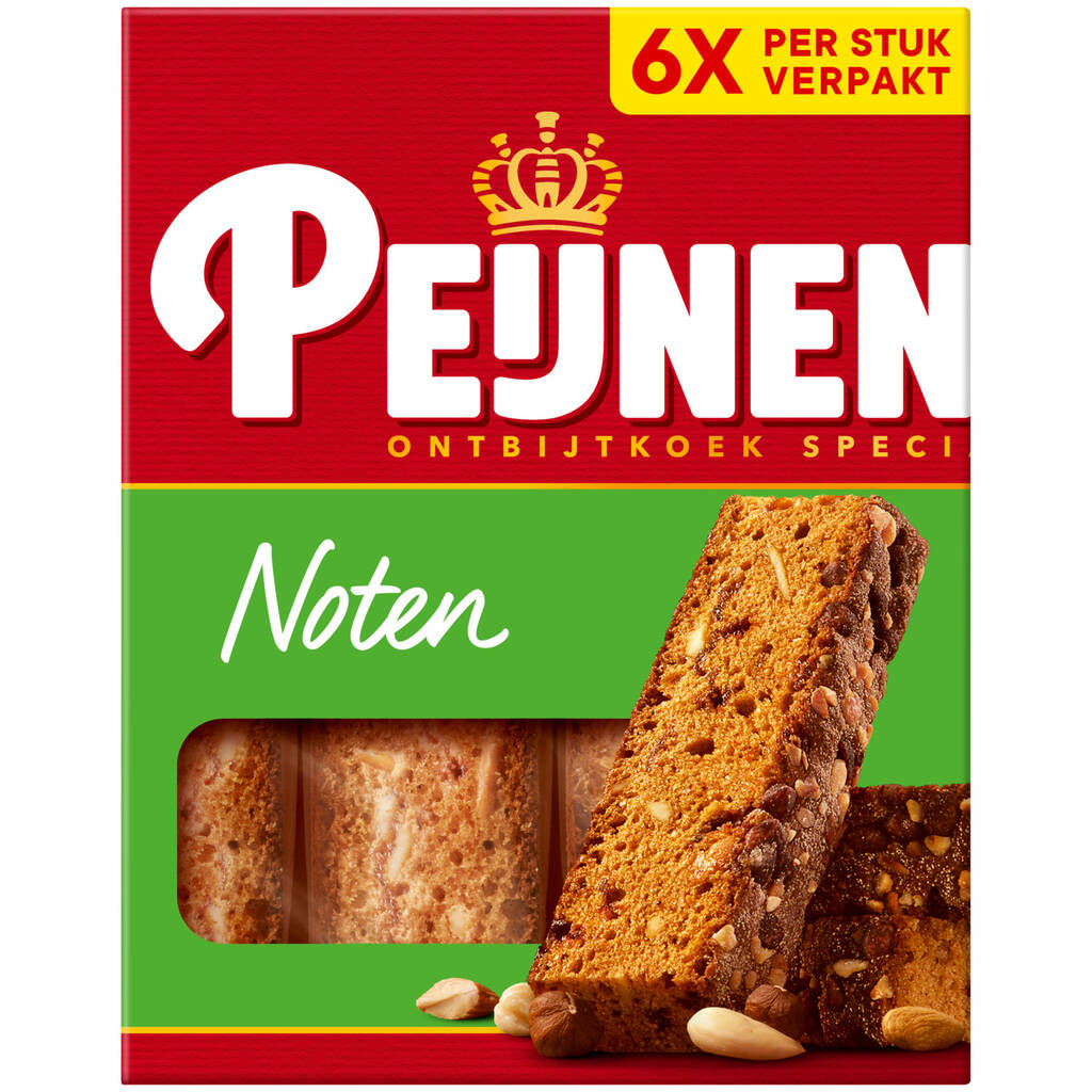 Peijnenburg koekrepen noten 1+1 GRATIS aanbieding bij Dekamarkt