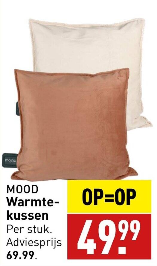 Warmte kussen aanbieding bij ALDI