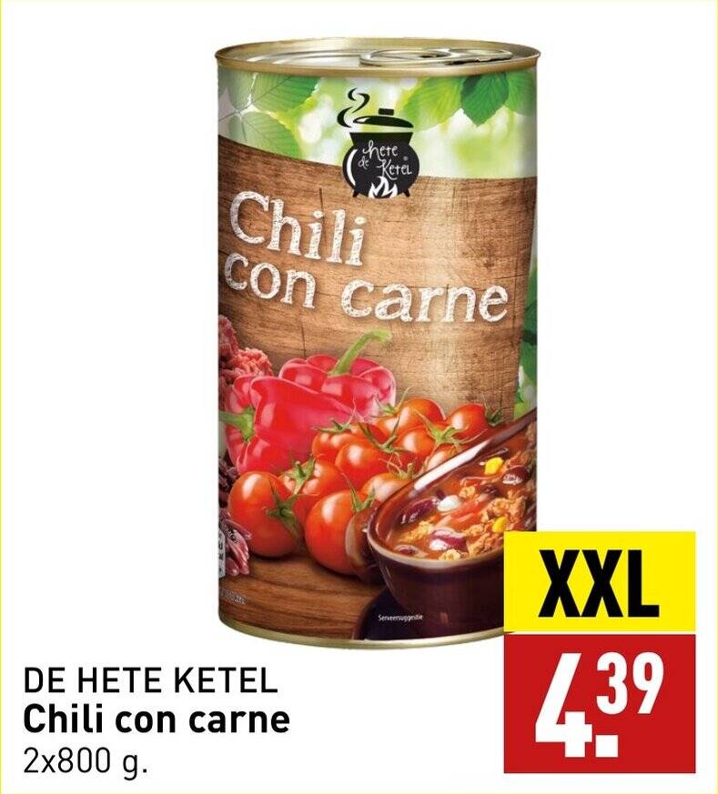 Chili con carne 2x800 g aanbieding bij ALDI