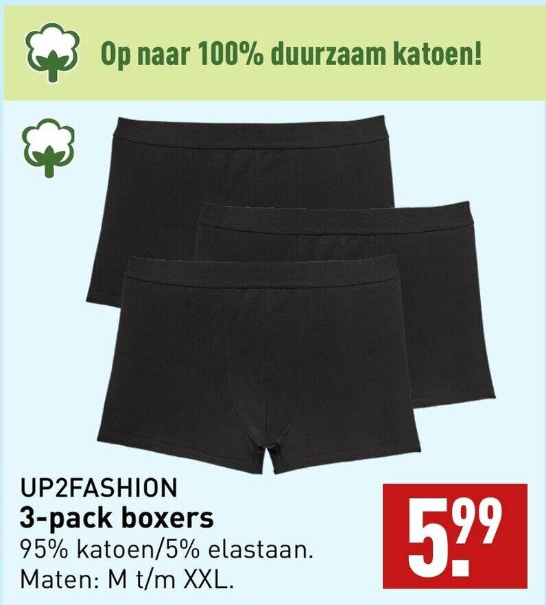 3 pack boxers 3-pack aanbieding bij ALDI