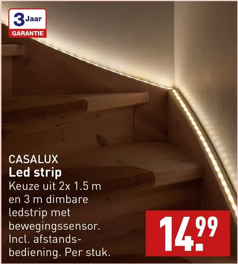 Led Strip 2x 1.5m aanbieding bij ALDI