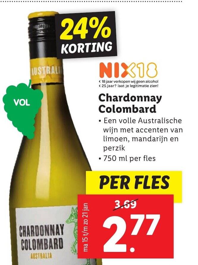Chardonnay Colombard aanbieding bij Lidl