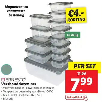 Vershouddozen set aanbieding bij Lidl