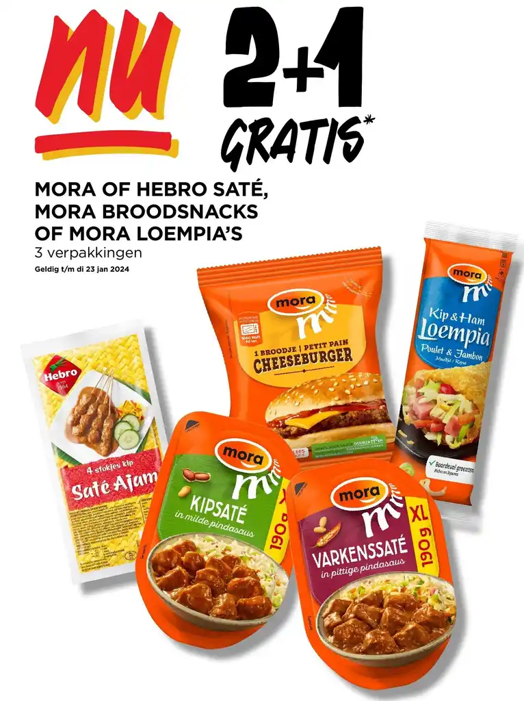 MORA BROODSNACKS OF MORA LOEMPIA'S aanbieding bij Jumbo