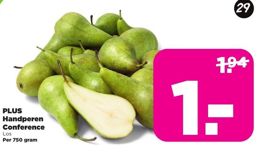 PLUS Handperen Conference aanbieding bij PLUS