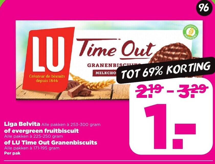 Liga Belvita of evergreen fruitbiscuit of LU Time Out Granenbiscuits ...