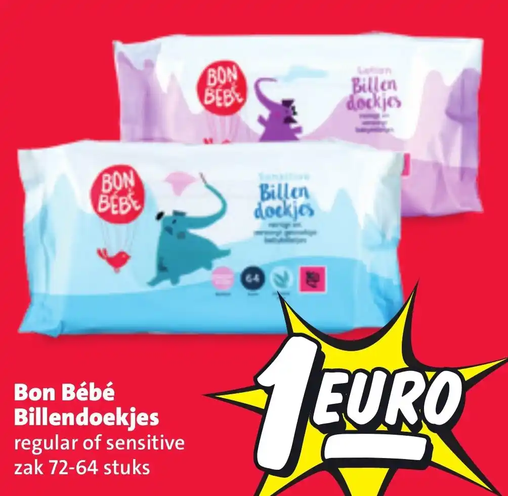 Bon Bébé Billendoekjes aanbieding bij Nettorama