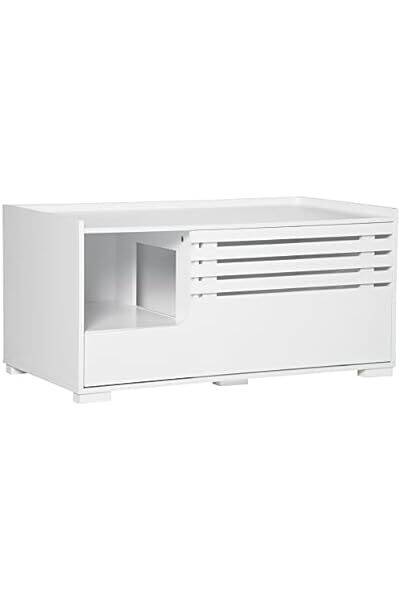 Pawhut kattenkast voor kattenbak, kattenhuis met magnetische deur ... Pawhut kattenkast voor kattenbak, kattenhuis met magnetische deur ...