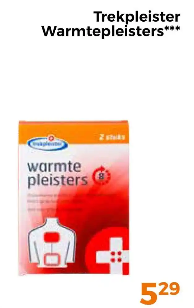 Trekpleister Warmtepleisters aanbieding bij Trekpleister