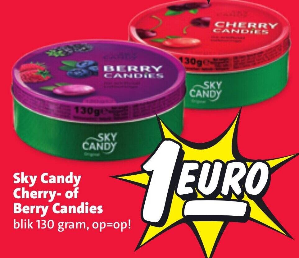 Sky Candy Cherry of Berry Candies aanbieding bij Nettorama