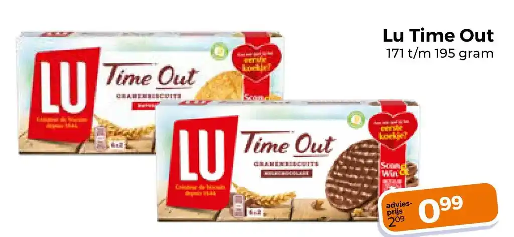 Lu time out aanbieding bij Trekpleister