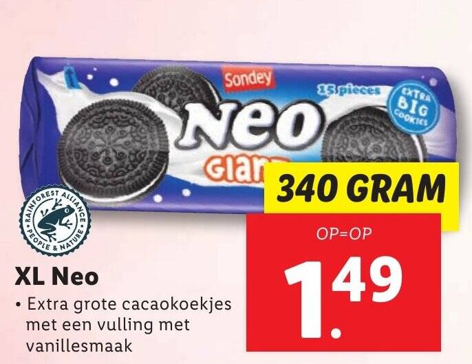 XL Neo 340g aanbieding bij Lidl
