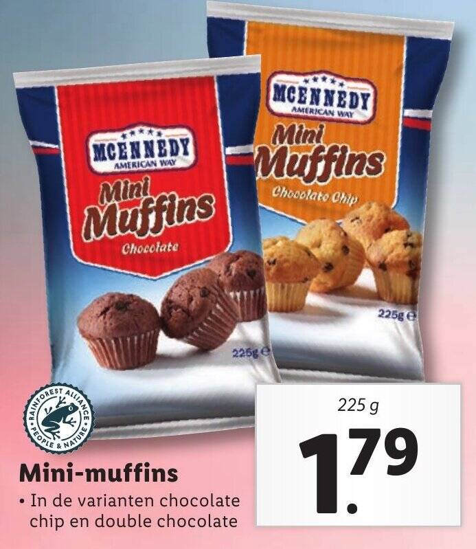 Mini-muffins 225g aanbieding bij Lidl