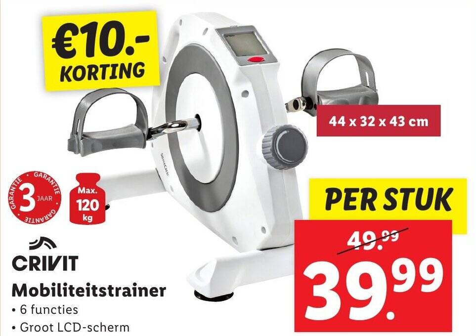 CRIVIT Mobiliteitstrainer aanbieding bij Lidl