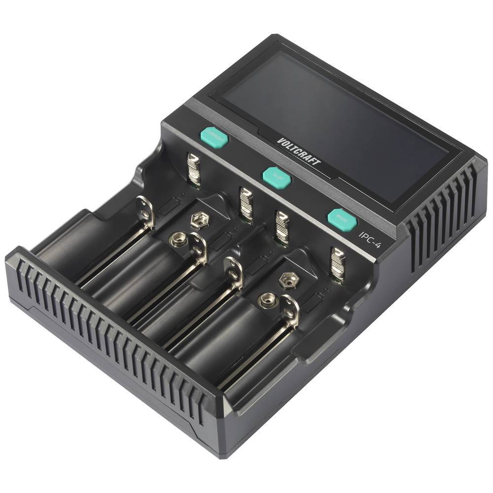 VOLTCRAFT IPC-4 Batterijlader Li-ion, LiFePO, NiMH, NiCd, LiFePO4 A, AA ...