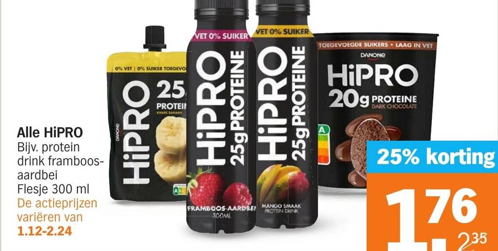 Alle HiPRO 300ml aanbieding bij Albert Heijn