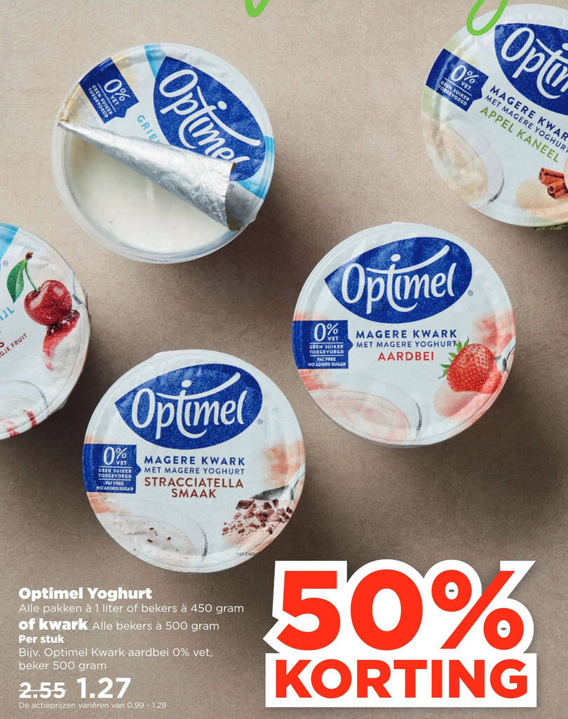 Optimel Yoghurt aanbieding bij PLUS