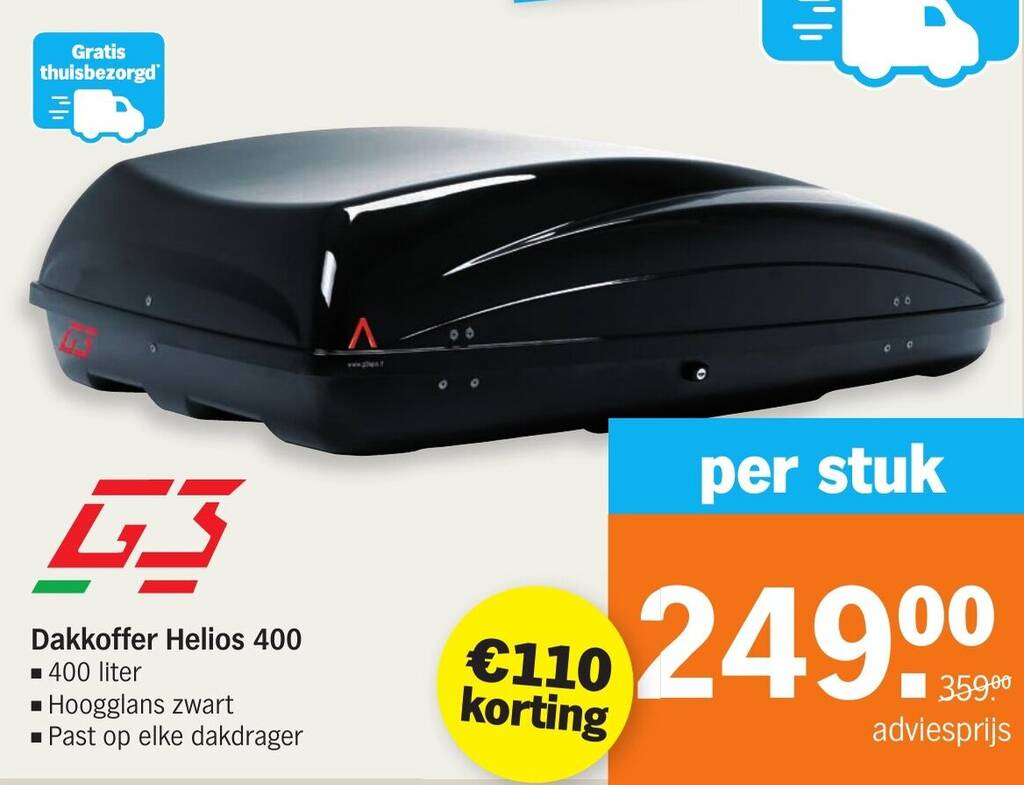 Dakkoffer Helios 400 aanbieding bij Albert Heijn