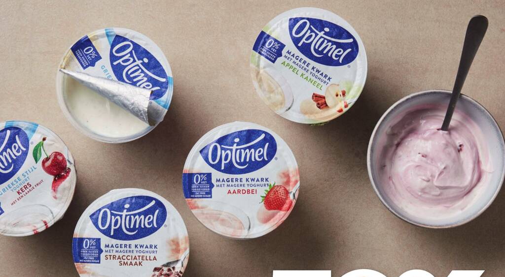 Optimel yoghurt of kwark aanbieding bij PLUS