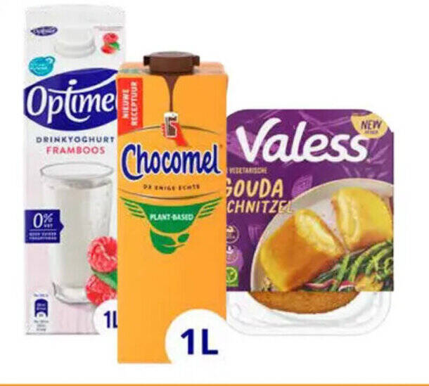 Valess chocomel optimel,vifit,fristi aanbieding bij Coop