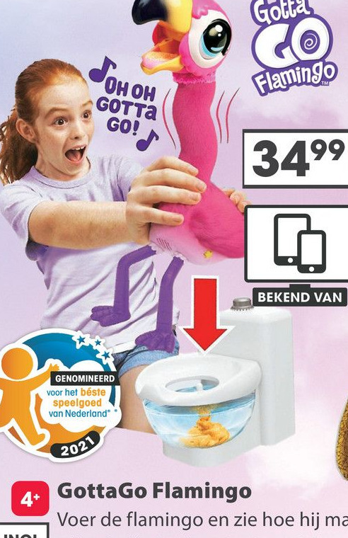 Gotta Go Flamingo aanbieding bij Top1Toys