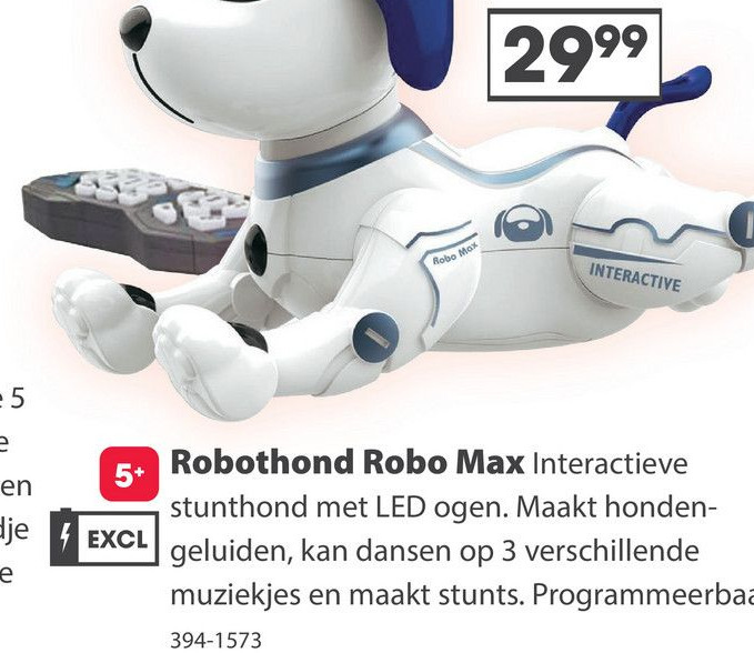 Gear 2 Play Robo Max Bestuurbare Robot Hond aanbieding bij Top1Toys