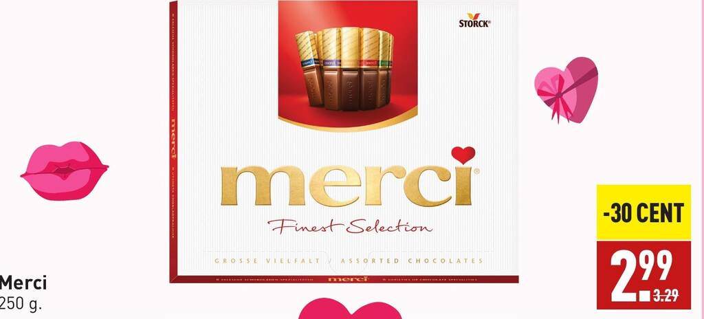 Merci 250g aanbieding bij ALDI