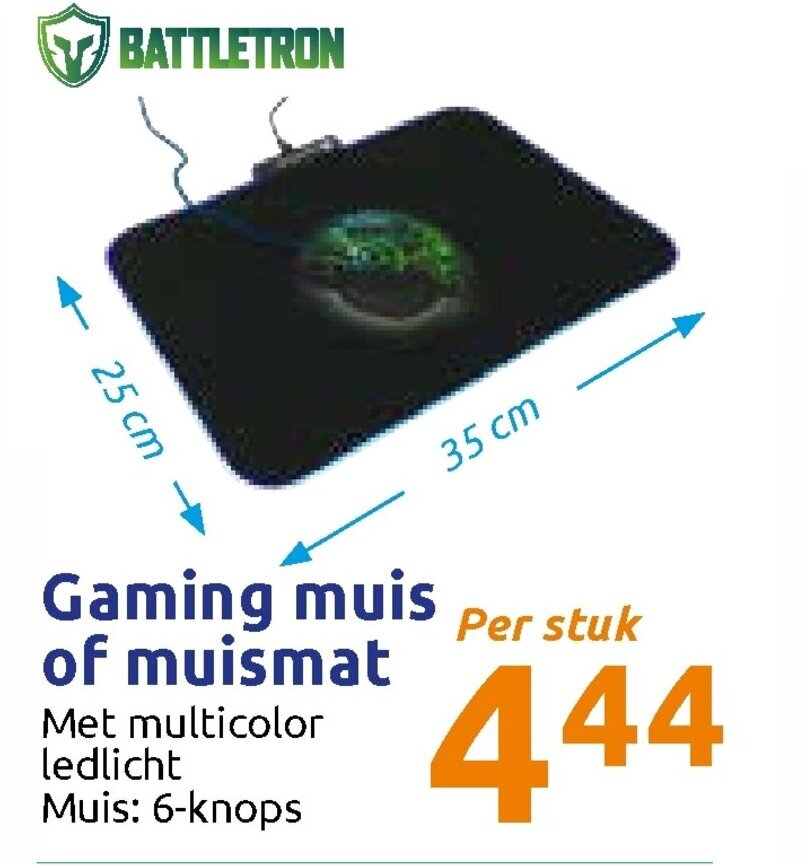 Gaming muis of muismat aanbieding bij Action