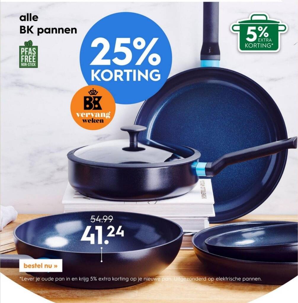 alle BK pannen aanbieding bij Blokker