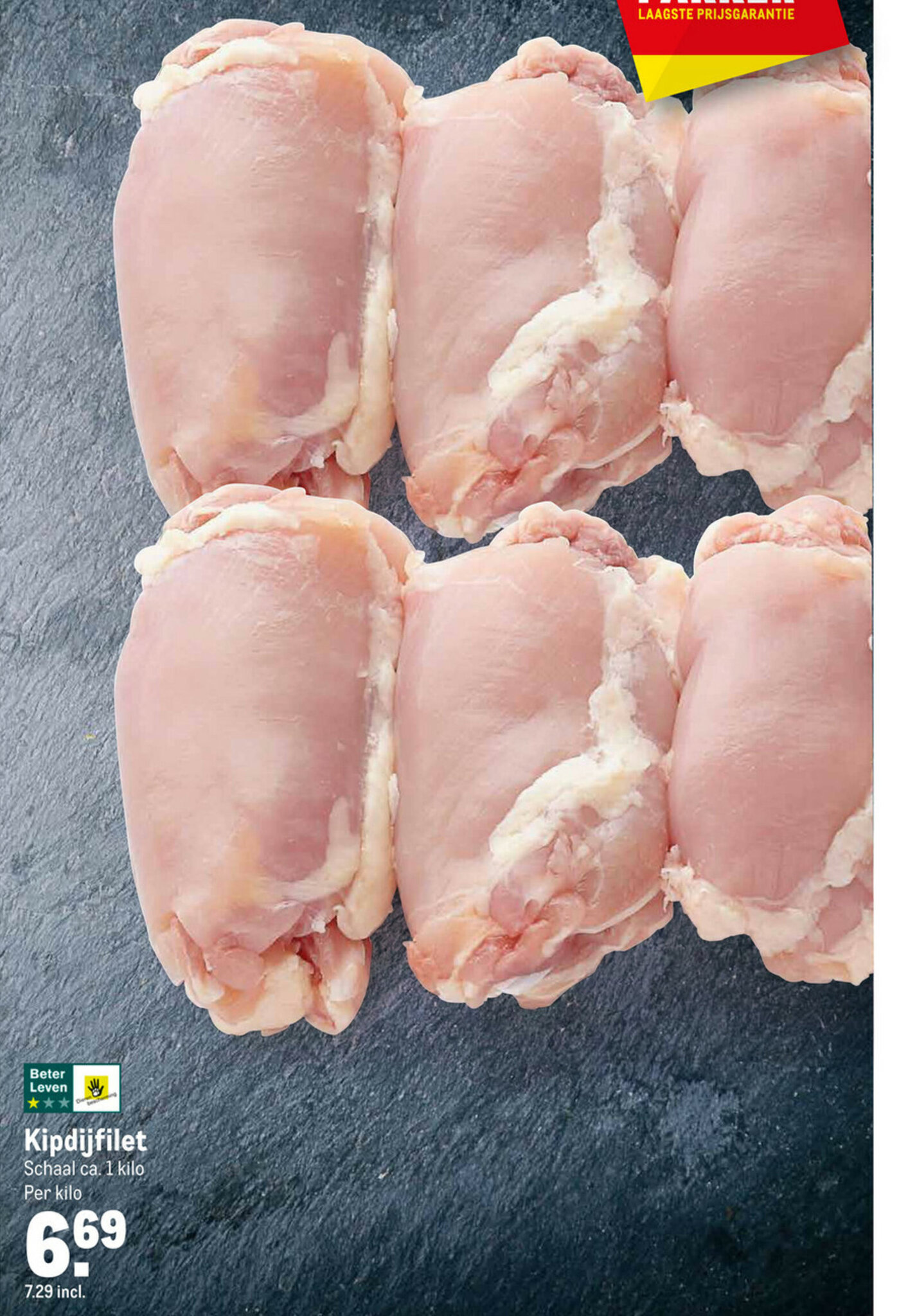 Kipdijfilet 1kg aanbieding bij Makro