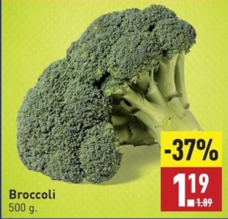 Broccoli 500g aanbieding bij ALDI